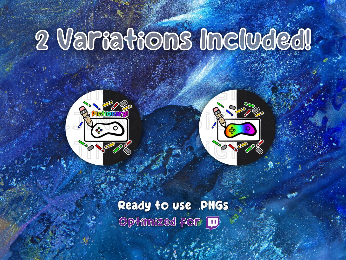 Twitch Channel Point Reward "pictionary" Fun Icon Stream Games ...