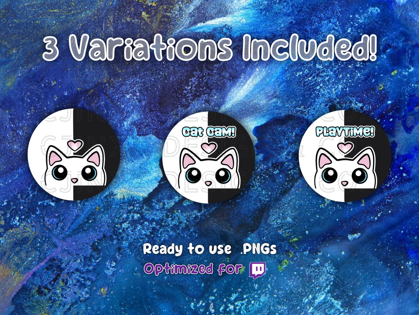 Channel Point Twitch Reward, Cat Cam Play Time Emote, Engage Your ...