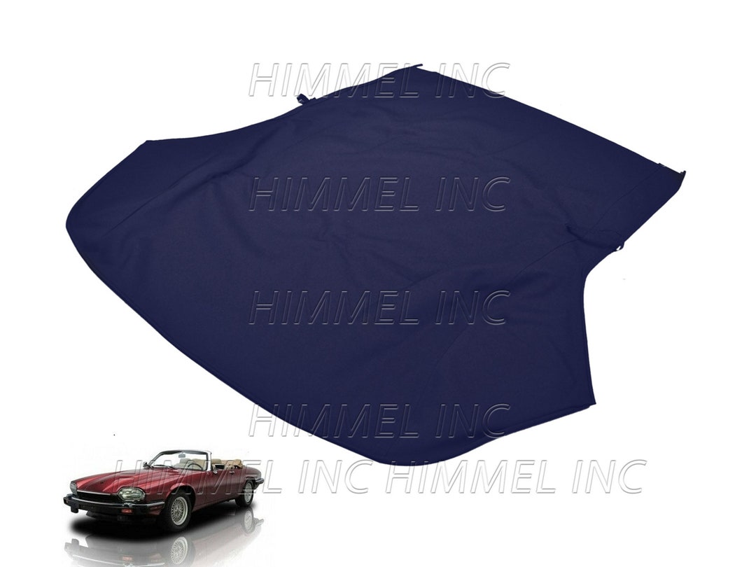Handmade Jaguar XJS Convertible Soft Top 1989-1996 Haartz Blue German ...