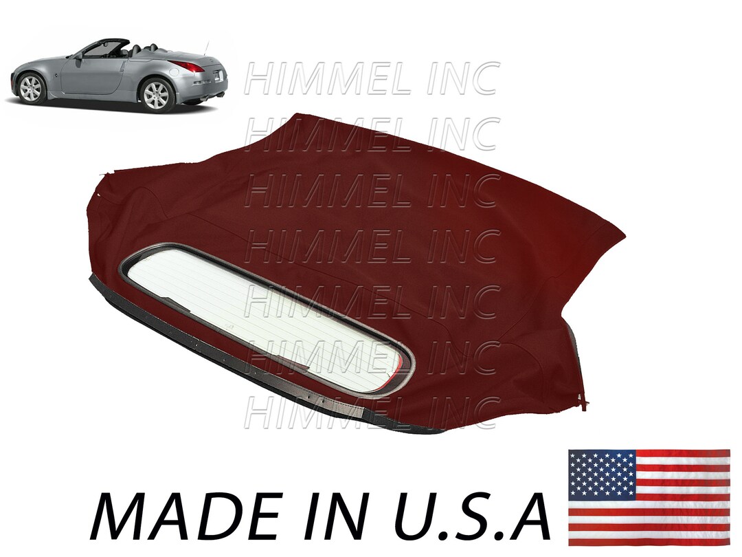 Handmade Nissan 350Z Convertible Soft Top & Heated Glass Window Made ...