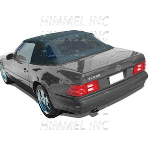 Handmade Mercedes R129 SL Convertible Soft Top 1990-2002 Black Haartz ...