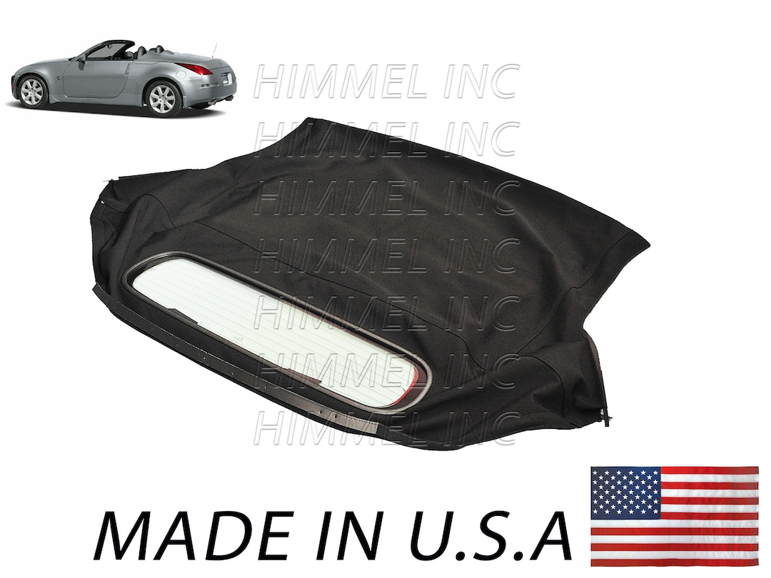 Handmade Nissan 350Z 2003-2009 Convertible Soft Top & D.O.T Approved ...