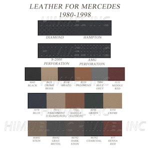 Mercedes Benz R129 1990-1995 Early Style Leather Seat Covers SL300 ...