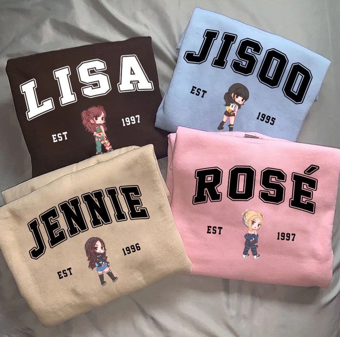 Blackpink Members Sweatshirt Blackpink World Tour 2022 - Etsy UK