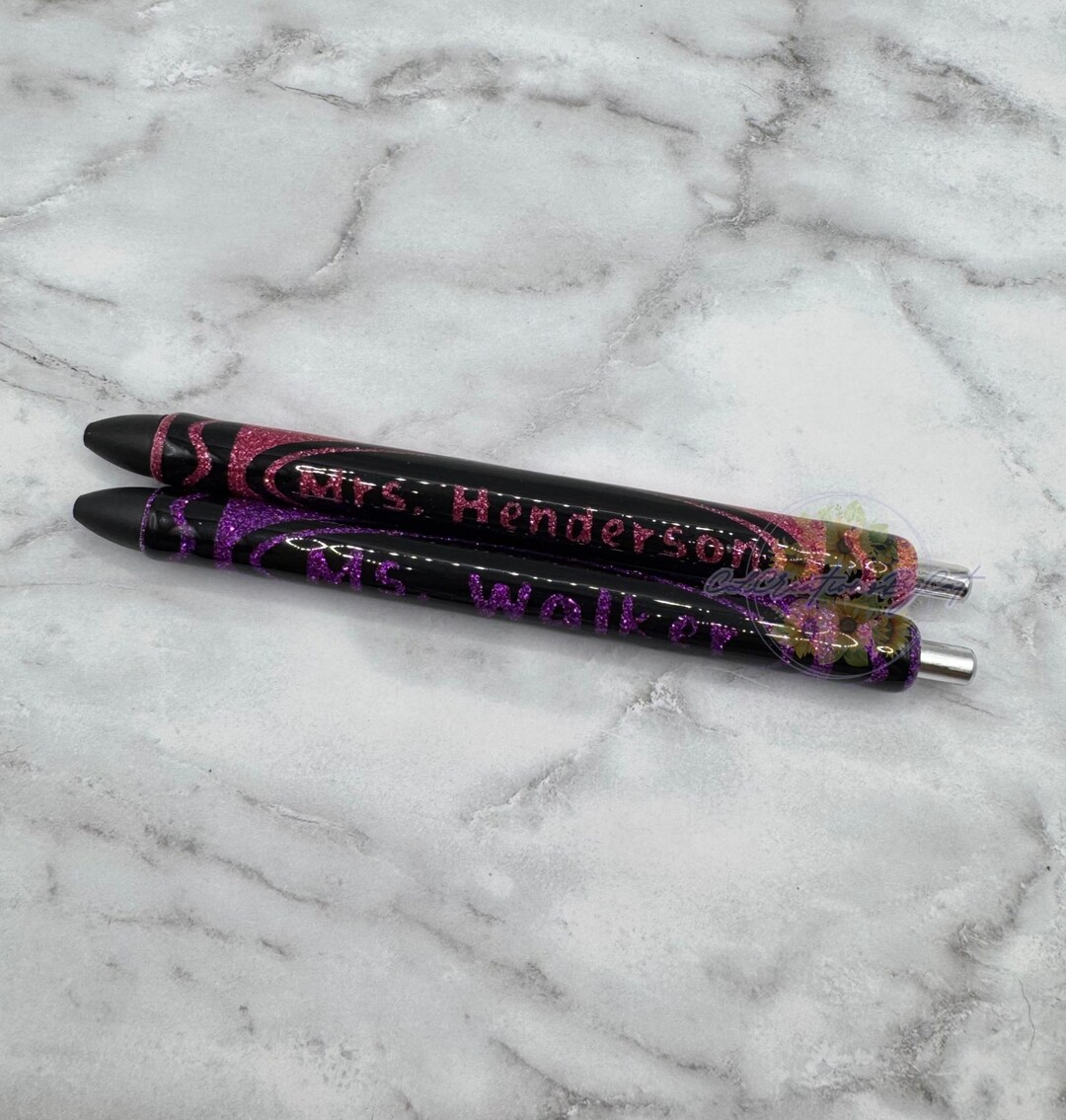 Crayon Pens | Glitter Pens | Refillable | Gel Ink | Ink Joy - Etsy