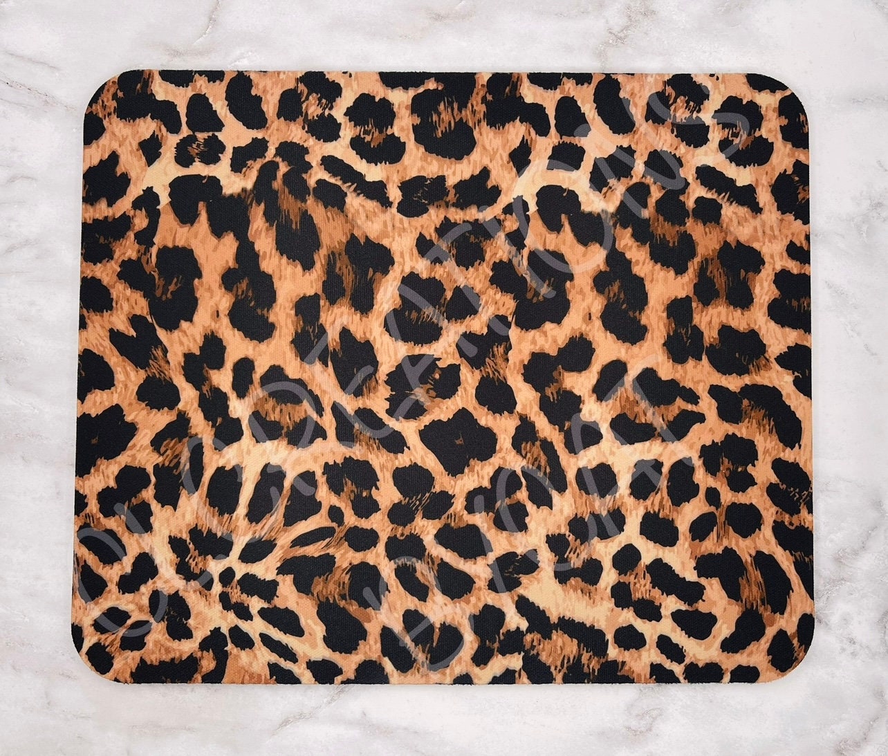 Cheetah Print Mouse Pad | Office | Desk | Work - Etsy