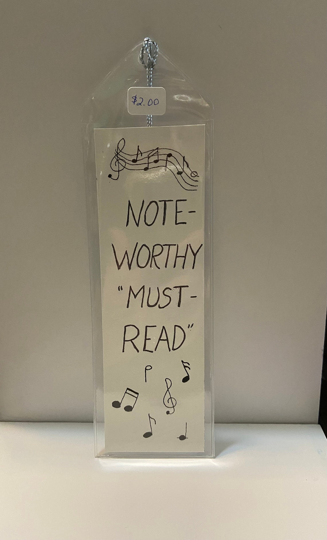 Musical Notes Bookmark - Etsy