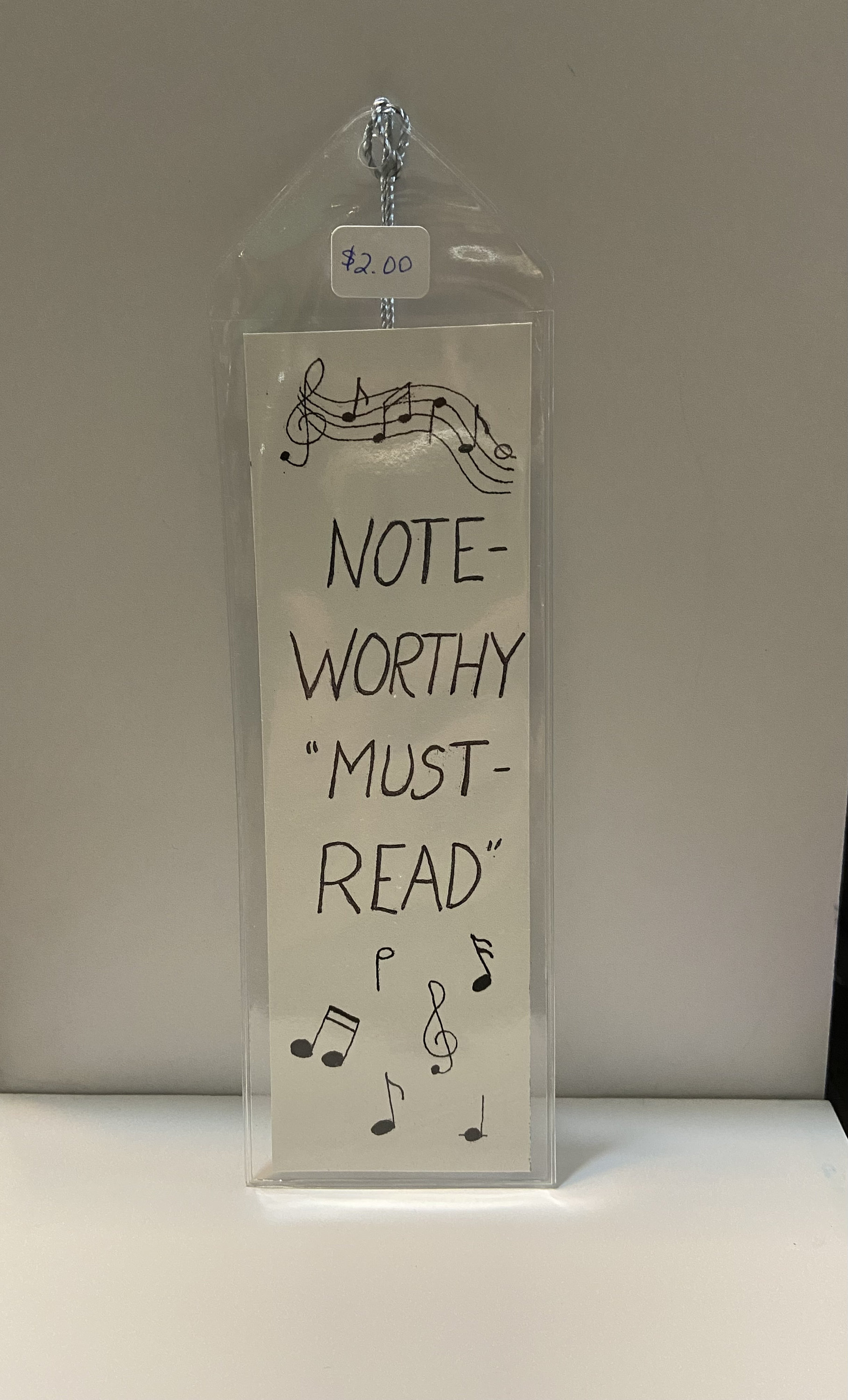 Musical Notes Bookmark - Etsy