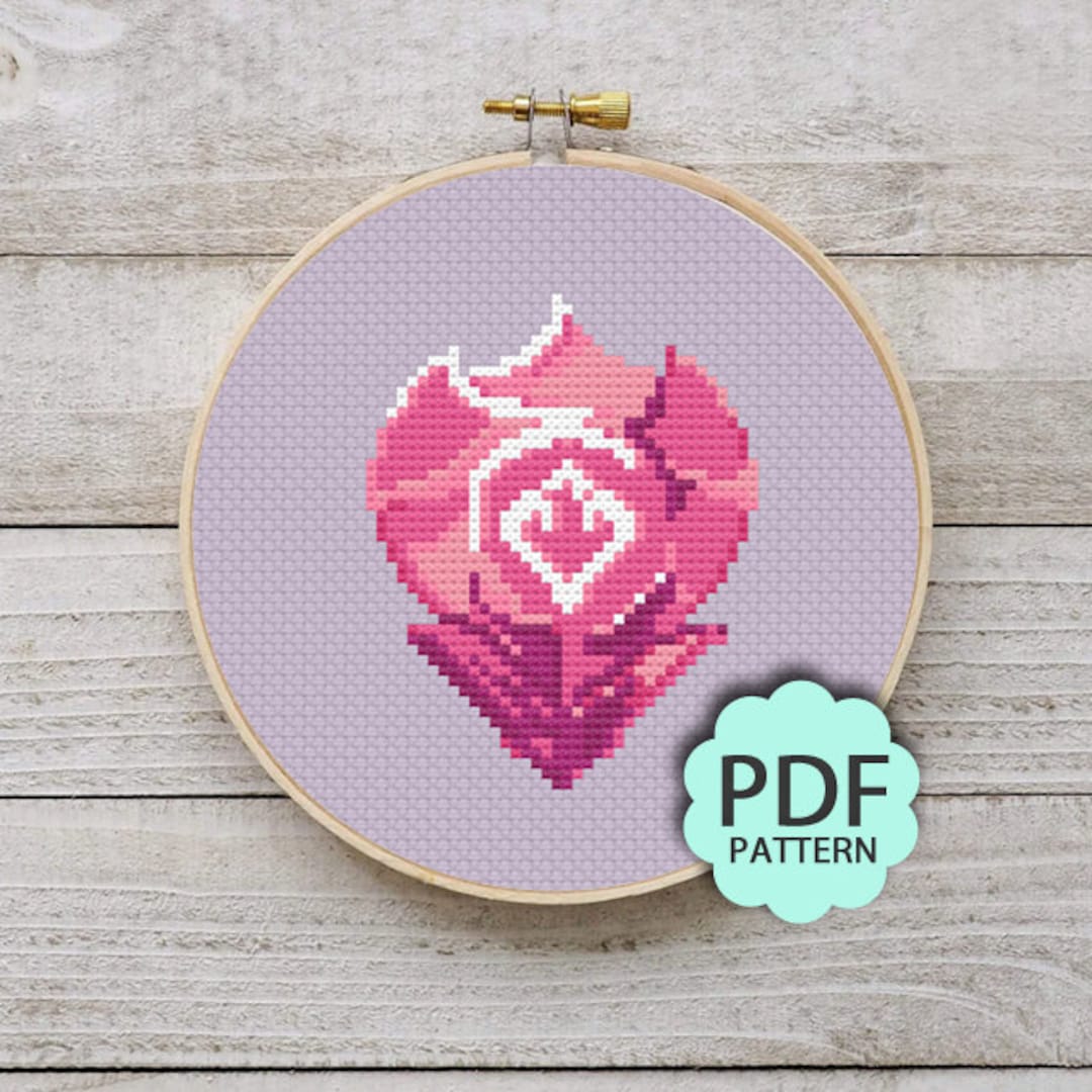 Dancer - FFXIV FF14 Job Stone - Cross Stitch Pattern PDF Downloadable ...