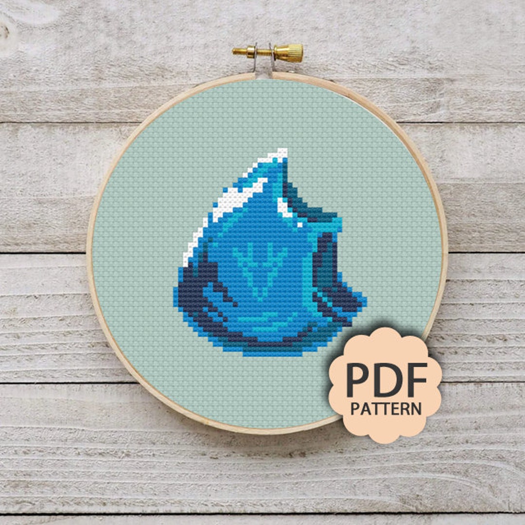 Dragoon - FFXIV FF14 Job Stone - Cross Stitch Pattern PDF Downloadable ...