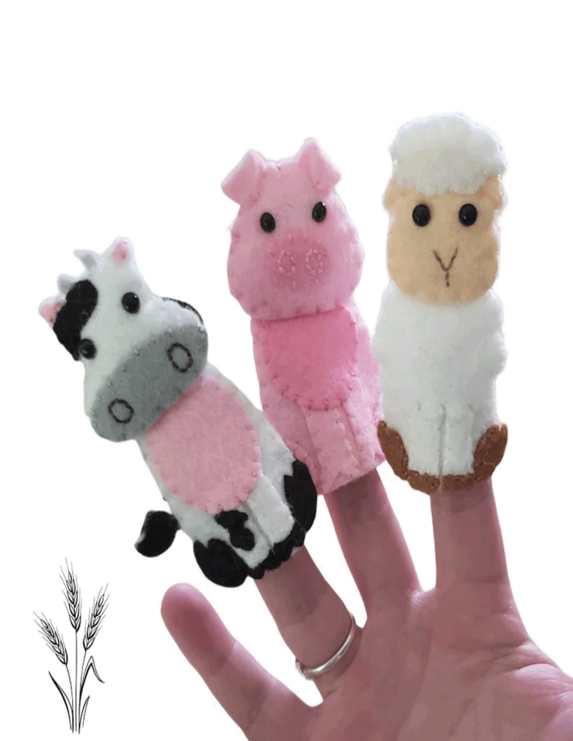 Old Macdonald Felt Finger Puppet Theater Finger Puppet - Etsy