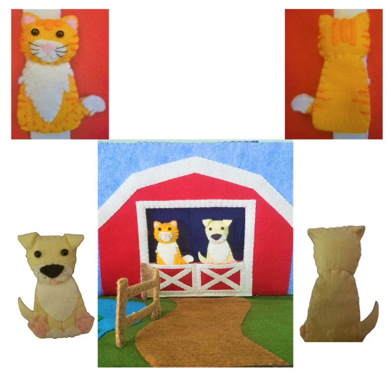 Old Macdonald Felt Finger Puppet Theater Finger Puppet - Etsy