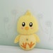 Spring Chick Plush Sewing Pattern, Easter Plush PDF, Chick SVG Download ...