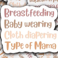 Personalized Mama Sticker, Name Sticker, Floral Boho Sticker, Mom ...