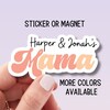 Personalized Mama Sticker Name Sticker Mother Boho Sticker Mom Sticker ...
