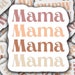Personalized Mama Sticker, Name Sticker, Floral Boho Sticker, Mom ...