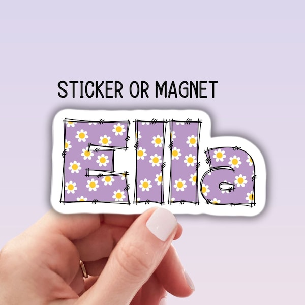 Violet Flower Decal - Etsy