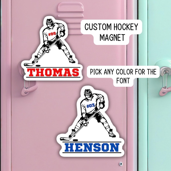 Hockey Magnet - Etsy