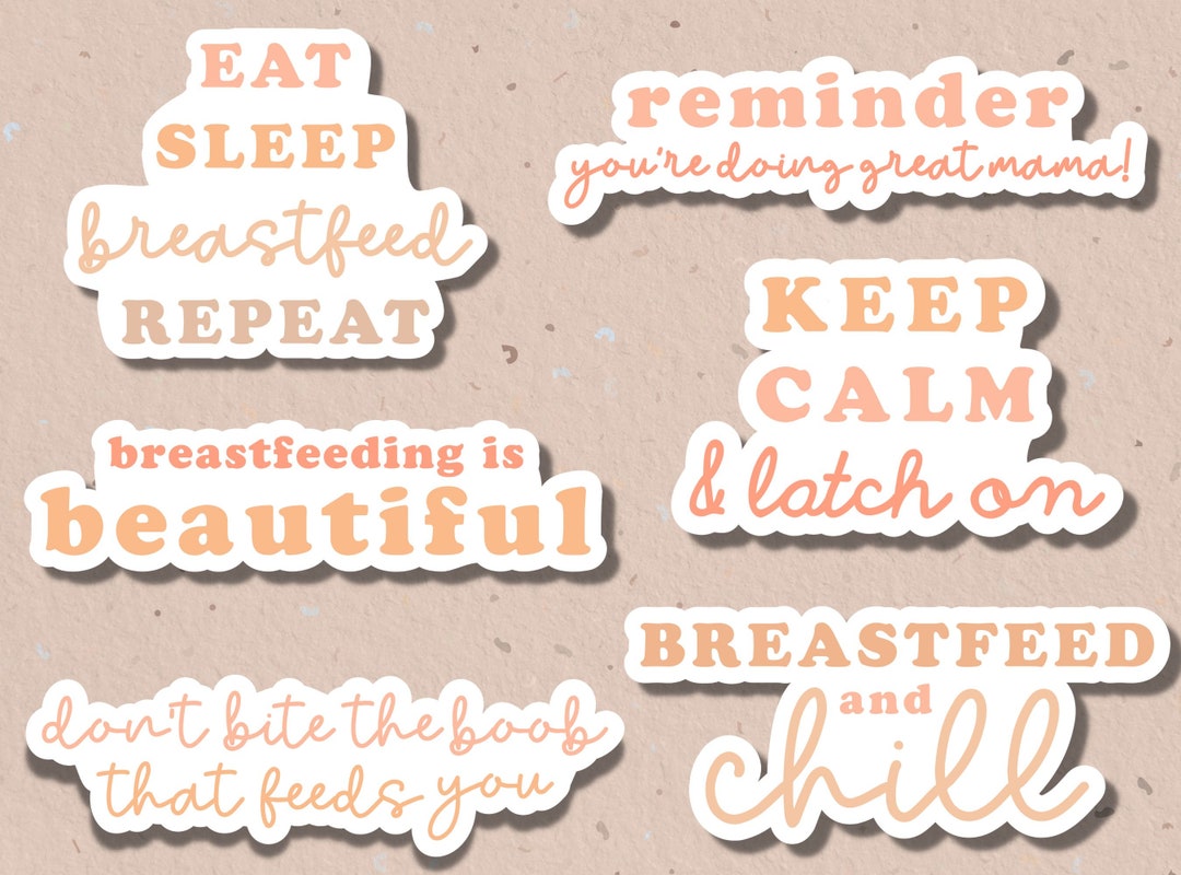 Breast Feeding Stickers, Liquid Gold, Milk Maker, Nursing Stickers ...