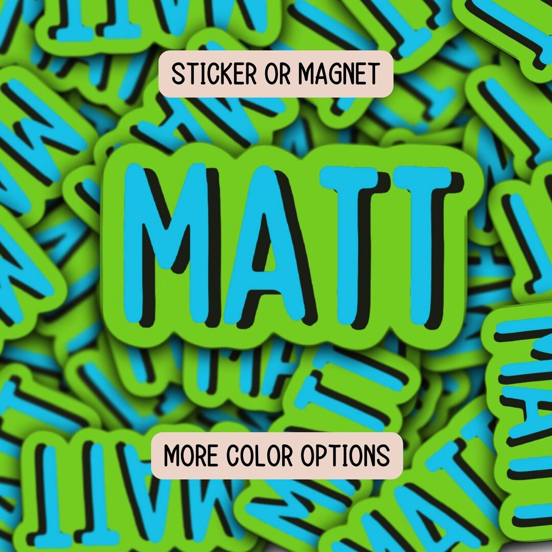 Custom Name Sticker Kids Name Sticker Personalized Sticker Locker ...