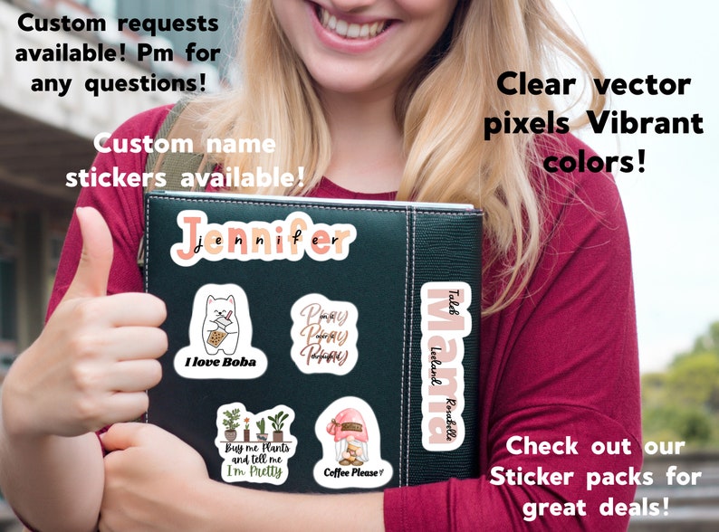 Instagram Name Sticker Social Media Sticker Instagram - Etsy