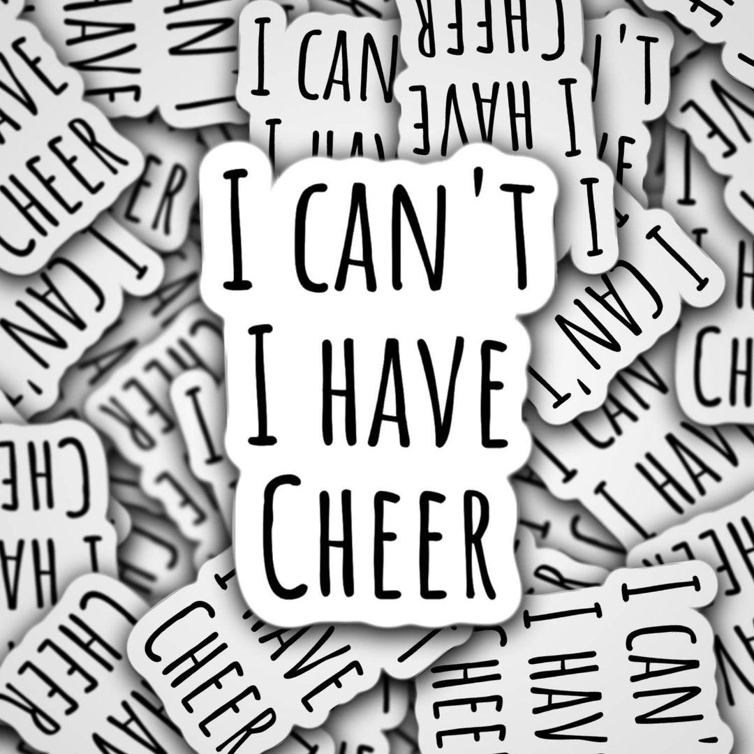Cheer Sticker, Cheerleader, Cheer Life, Cheer Magnet, Locker Magnet, I ...