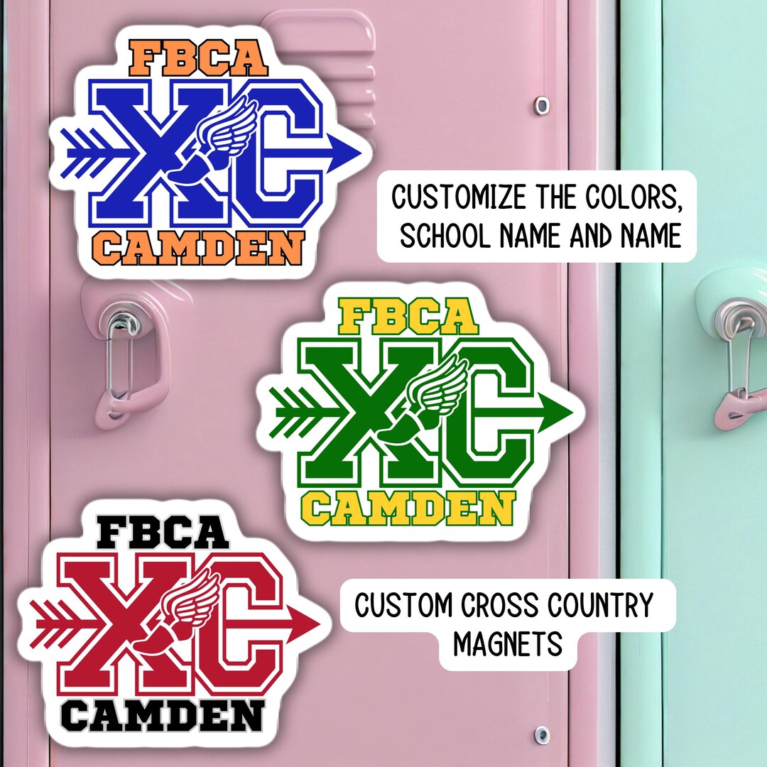 Cross Country Team Magnet Track Team Running Team Name Personalized ...