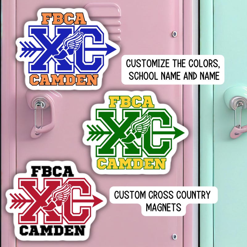 Cross Country Locker Signs - Etsy