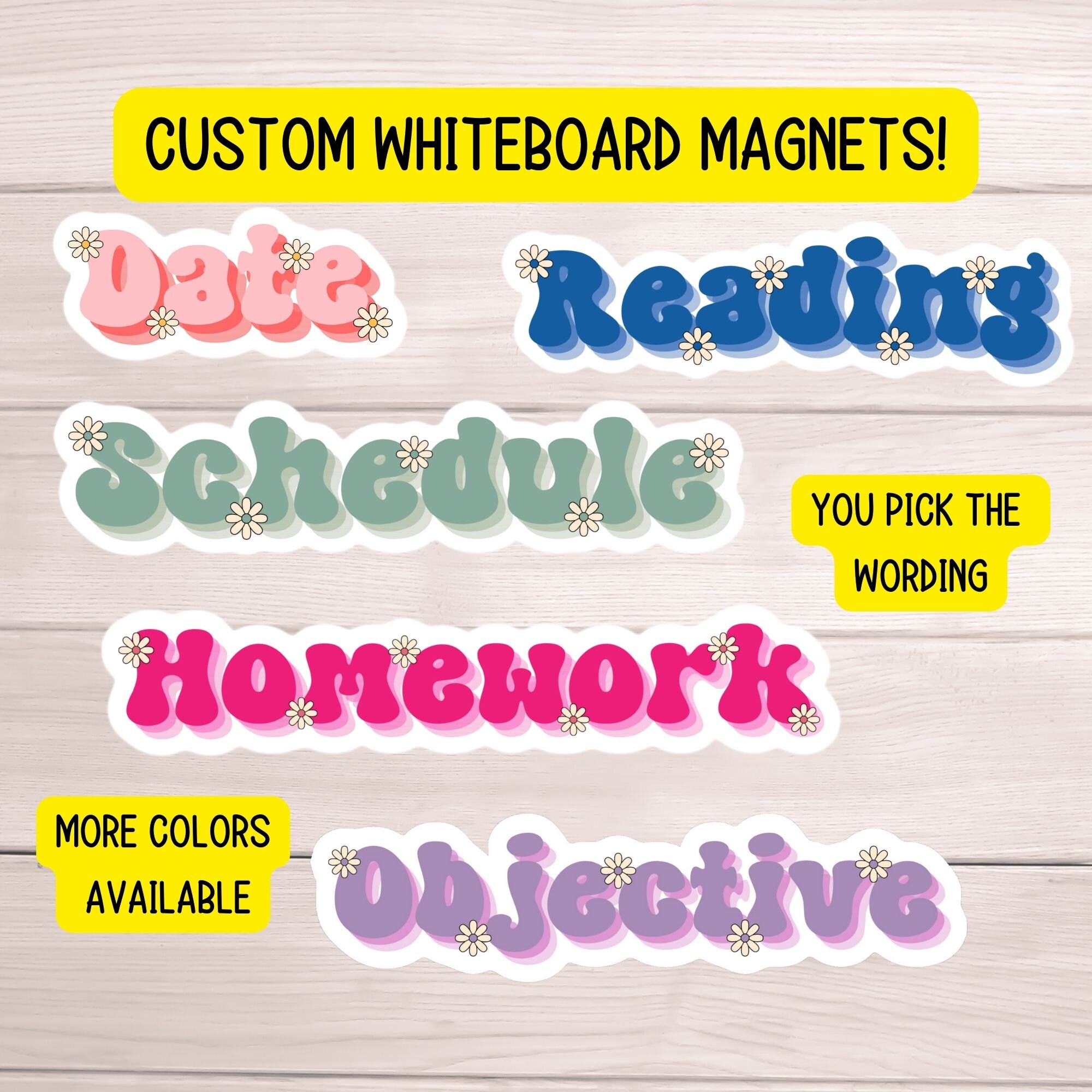Classroom Magnet Custom Magnet for Whiteboard Teacher Magnet School ...