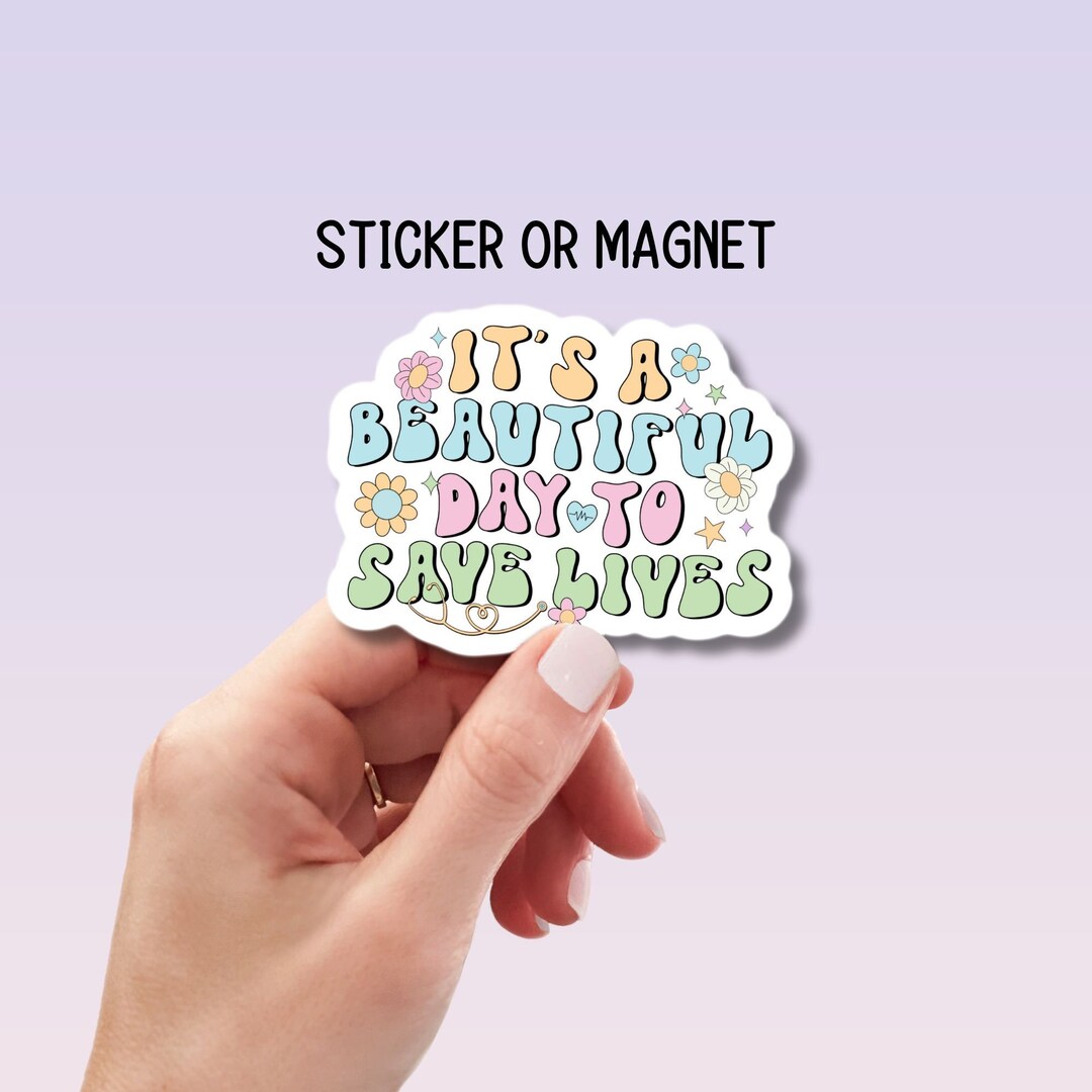 Nurse Sticker Doctor RN LVN CNA, Nurse Gift Nurse Magnet Healthcare ...
