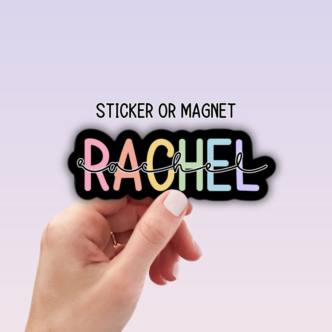 Water Bottle Name Sticker Tumbler Cup Name Sticker Retro Font Name Name ...