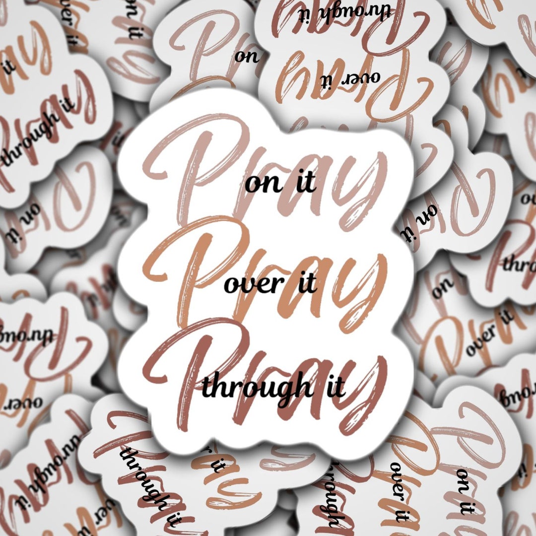 Pray Sticker Bible Sticker Faith Sticker Christian Sticker Jesus ...