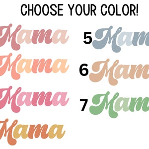 Personalized Mama Sticker, Name Sticker, Kids Sticker, Mom Sticker ...