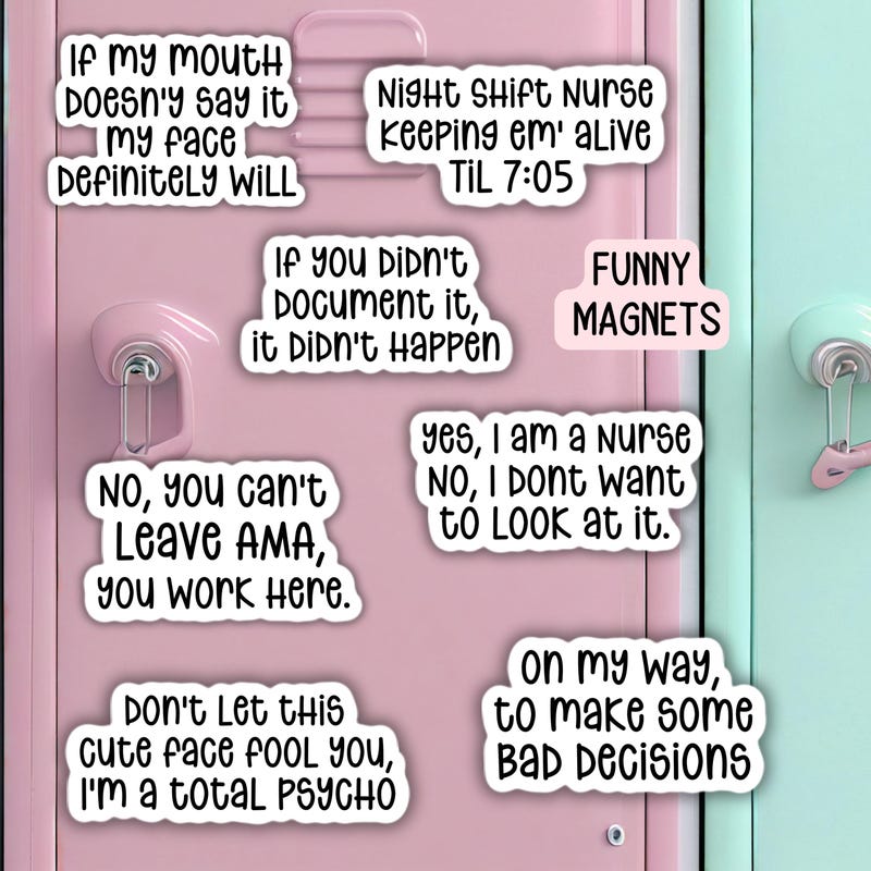 Medical Sarcastic Magnets - Etsy