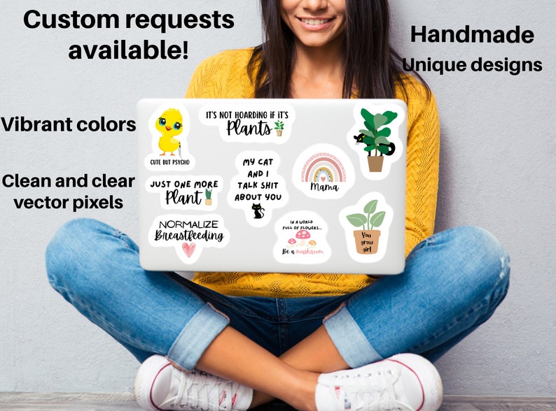 Instagram Name Sticker Social Media Sticker Instagram - Etsy