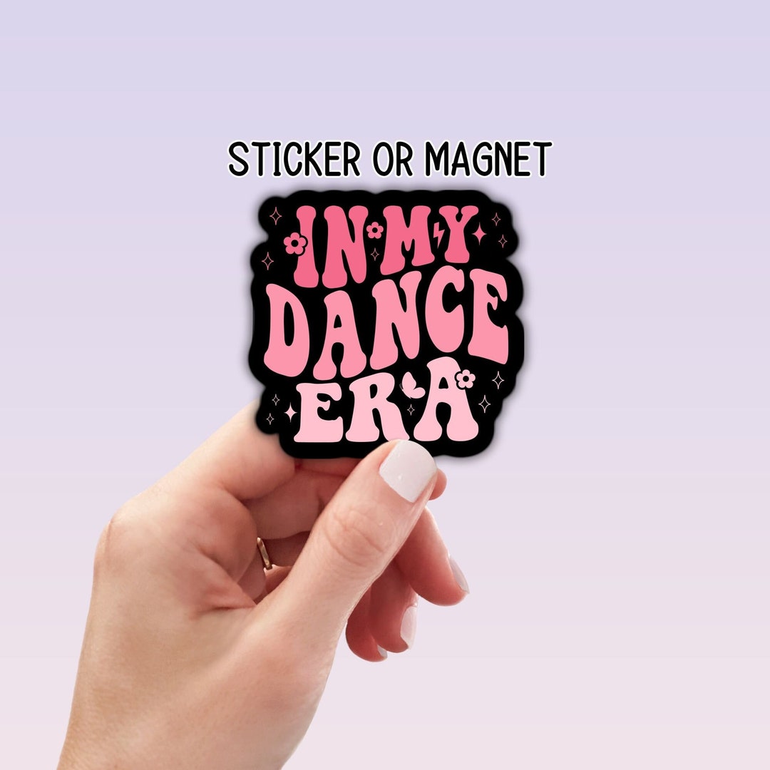 In My Dance Era Dance Sticker Retro Dance Sticker Dance Stickers Dance ...