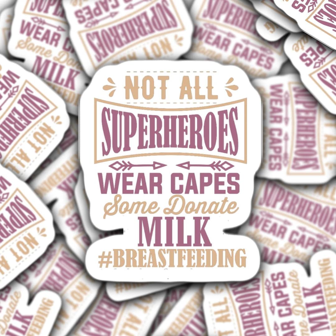 Milk Donor, Breastmilk Donor Gift, Breastfeeding Sticker, Lactation ...