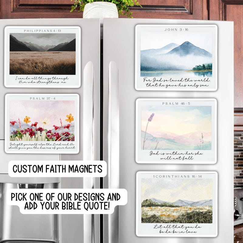Bible Verse Magnets - Etsy