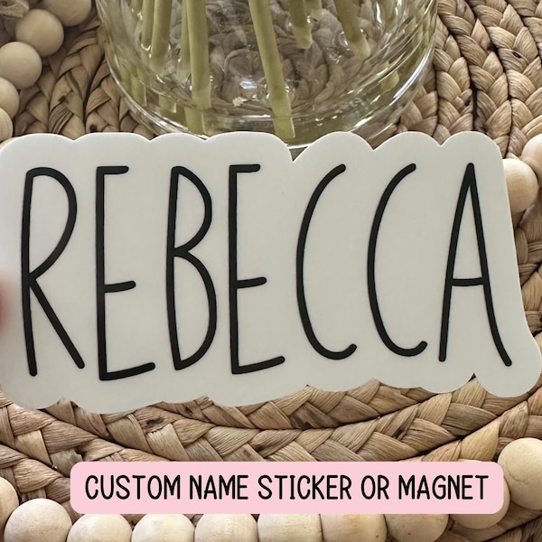 Rae Dunn Font Decal - Etsy