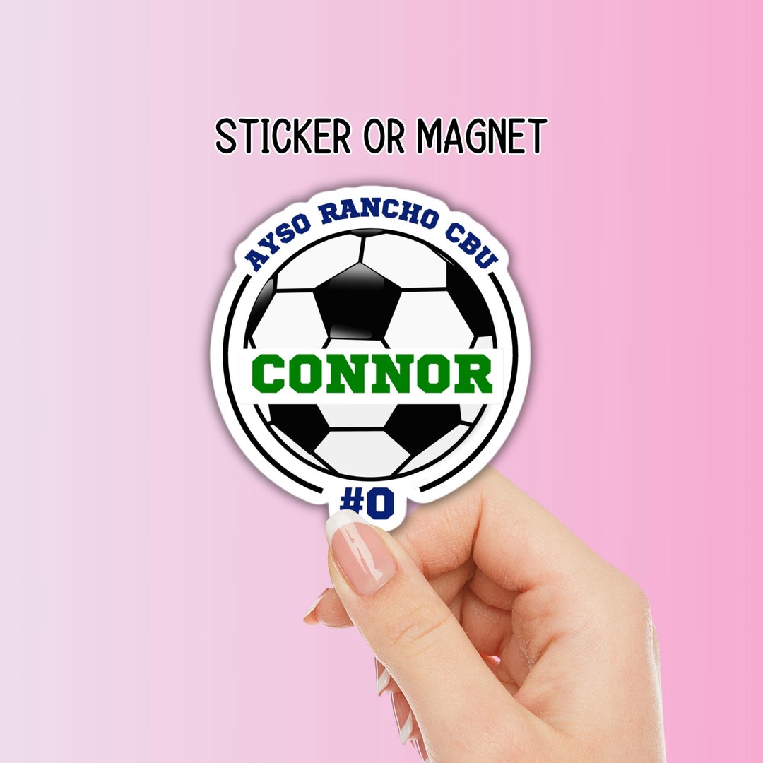 Soccer Custom Sticker Name Soccer Team Gifts Soccer Team Names ...