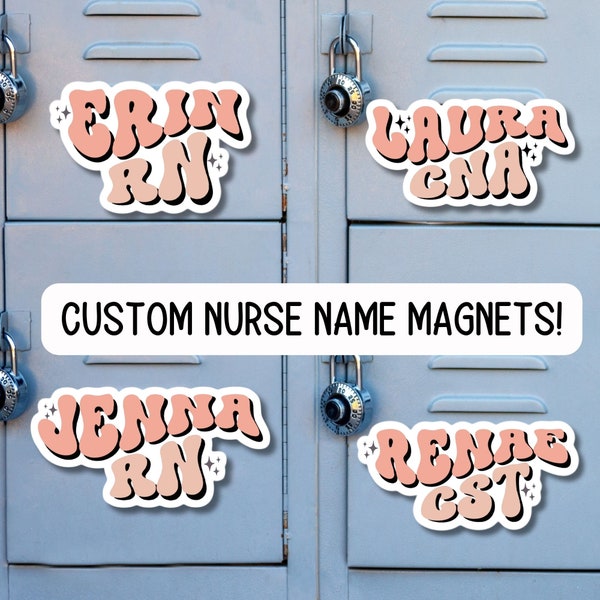 Custom Cna Name Tag - Etsy