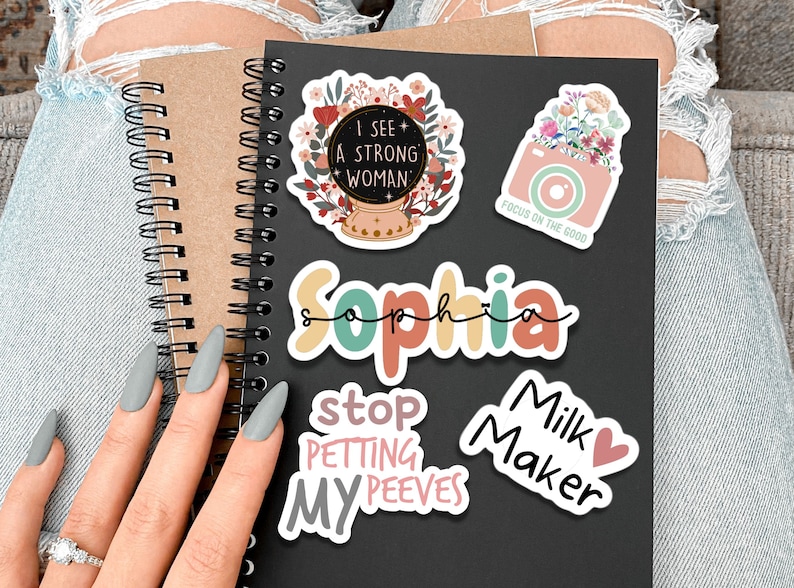 Christian Sticker Bible Verse Faith Gift for Her Magnet Psalm Water ...