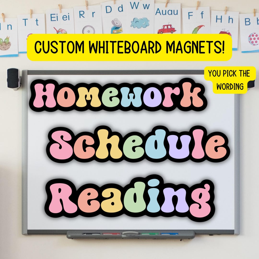 Classroom Magnet Custom Magnet for Whiteboard Teacher Magnet School ...