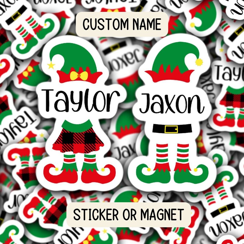 Custom Christmas Tag - Etsy