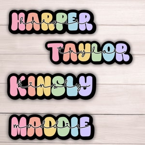 Custom Name Magnet, Personalized Magnet, Name Magnet, Locker Magnet ...