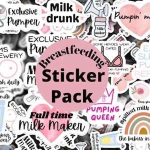 Breastfeeding Stickers Pack, Sticker Deal, Liquid Gold, Pumping Mama ...
