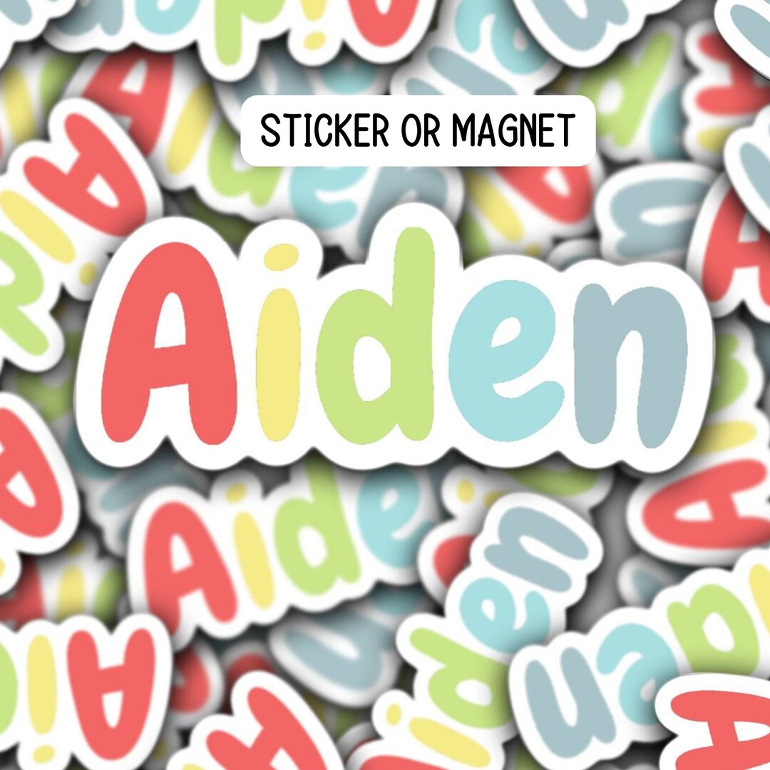 Kids Name Sticker Water Bottle Name Sticker Tumbler Cup Name Sticker ...