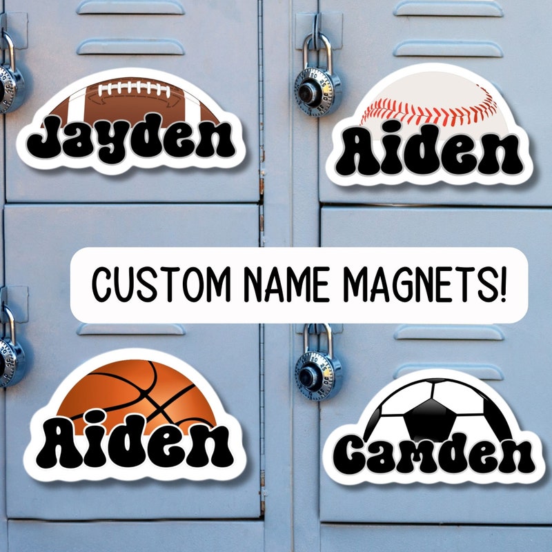 Soccer Magnet With Name - Etsy