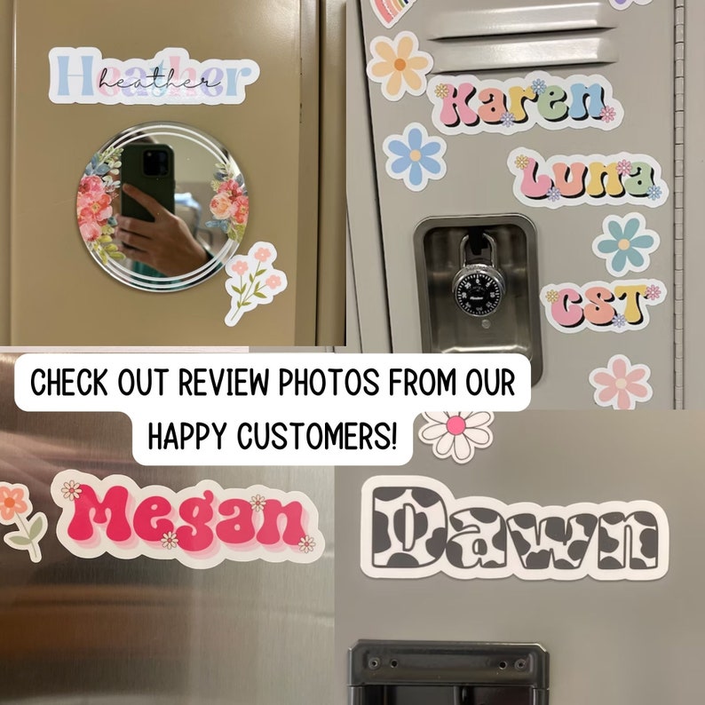 Locker Name Magnet, Custom Name Magnet, Personalized Magnet, Name ...