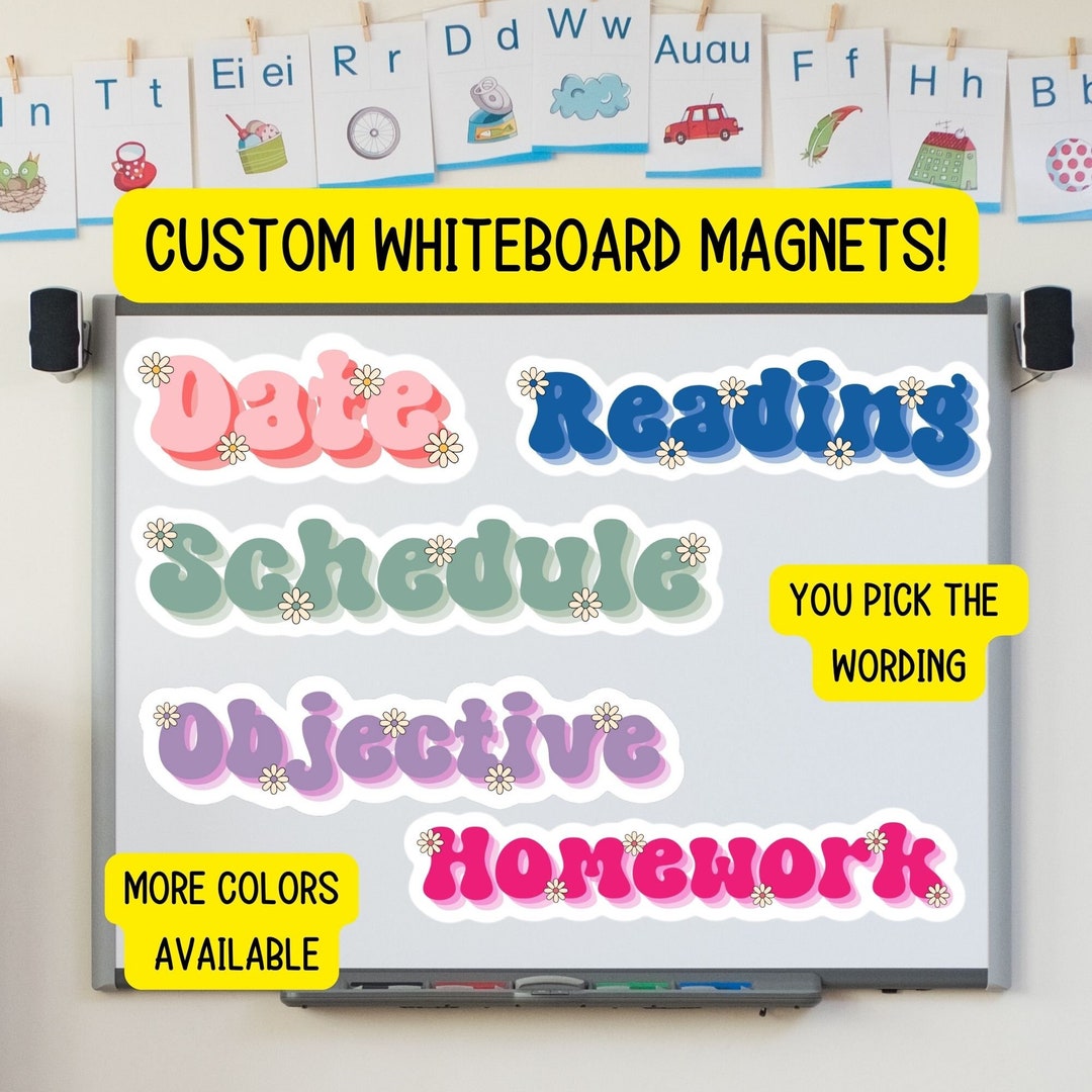 Classroom Magnet Custom Magnet for Whiteboard Teacher Magnet School ...